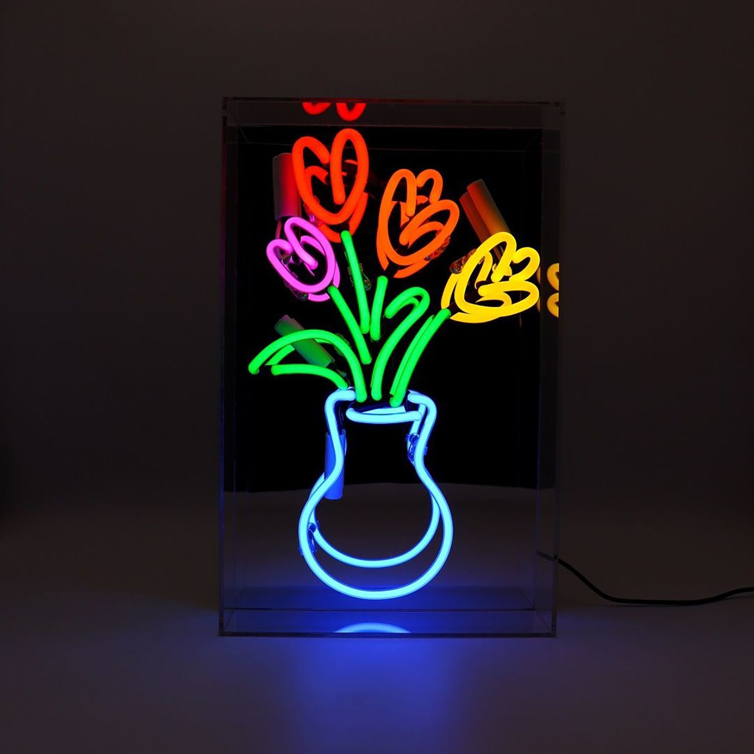 Vase Of Tulips - Neon Light – BF Home