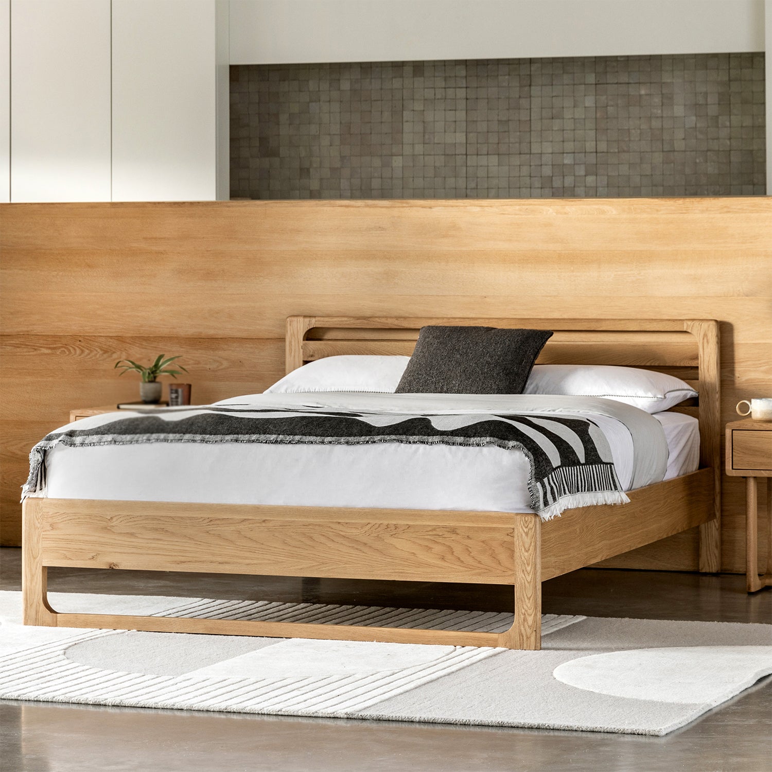 Maurice Double Bed - Natural – BF Home