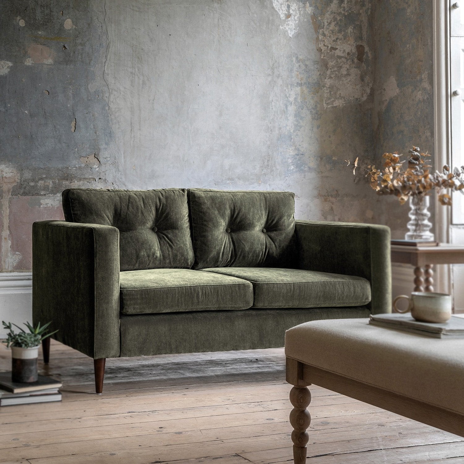 Hoxton 2 Seater Sofa - Forest – BF Home