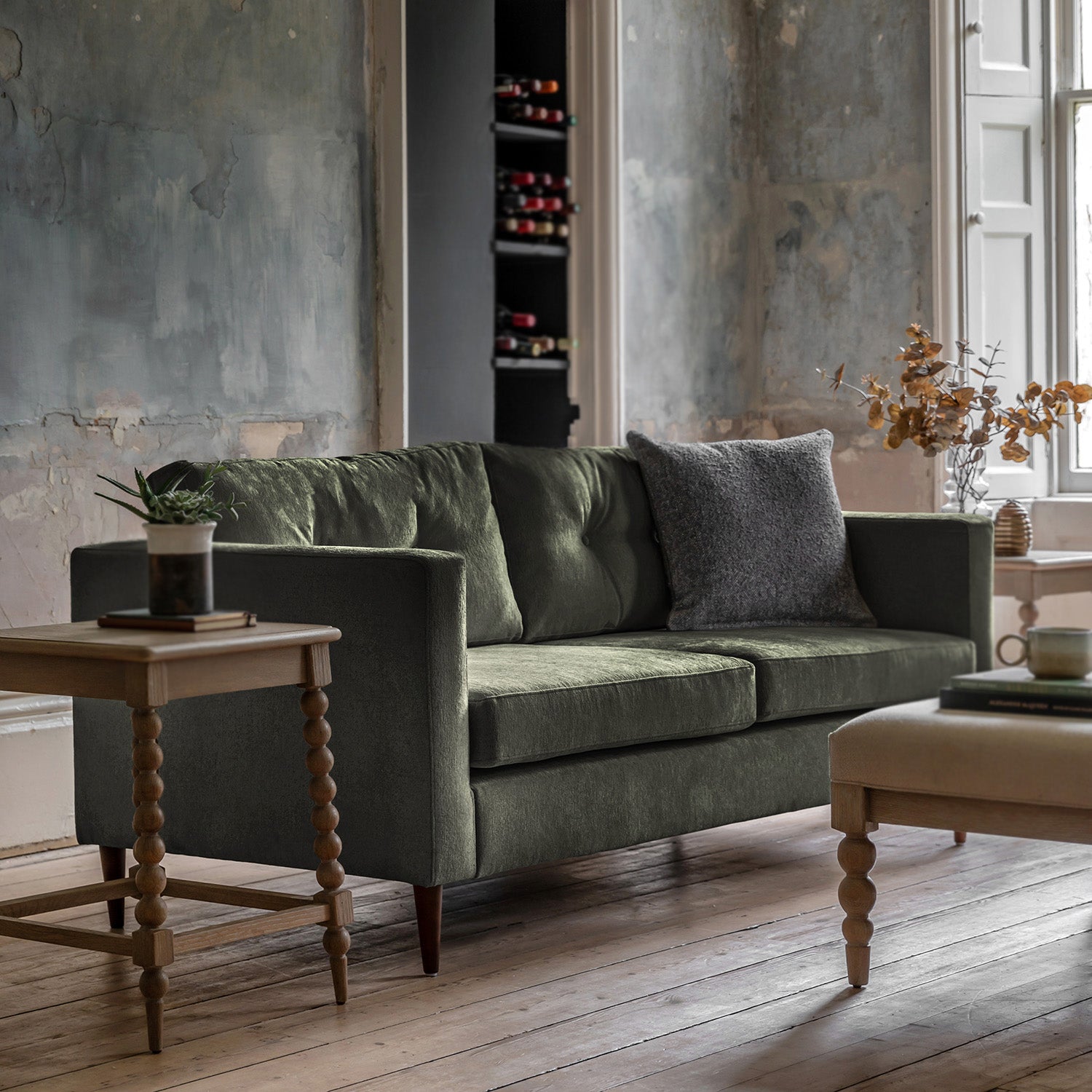 Hoxton 3 Seater Sofa - Forest – BF Home