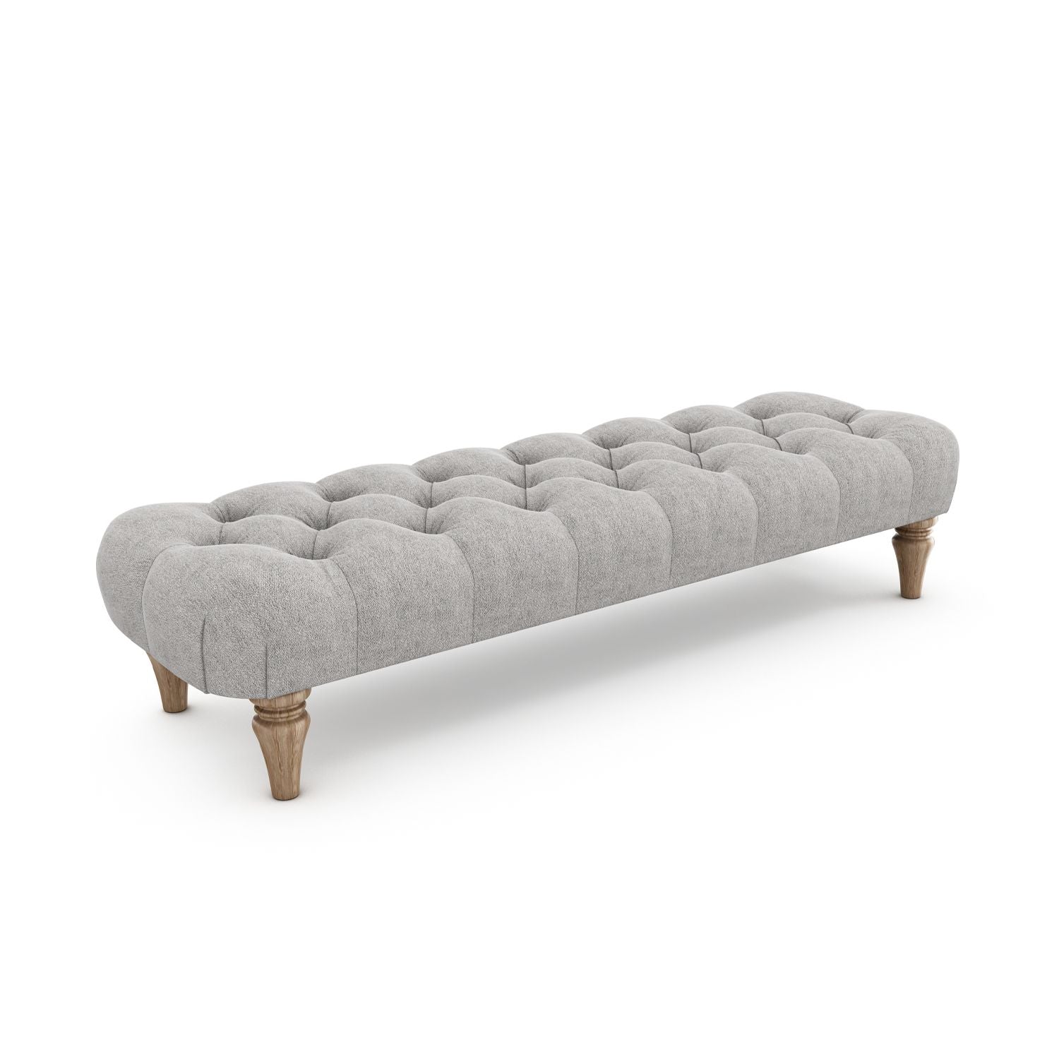 Monty Buttoned Bench Stool – BF Home