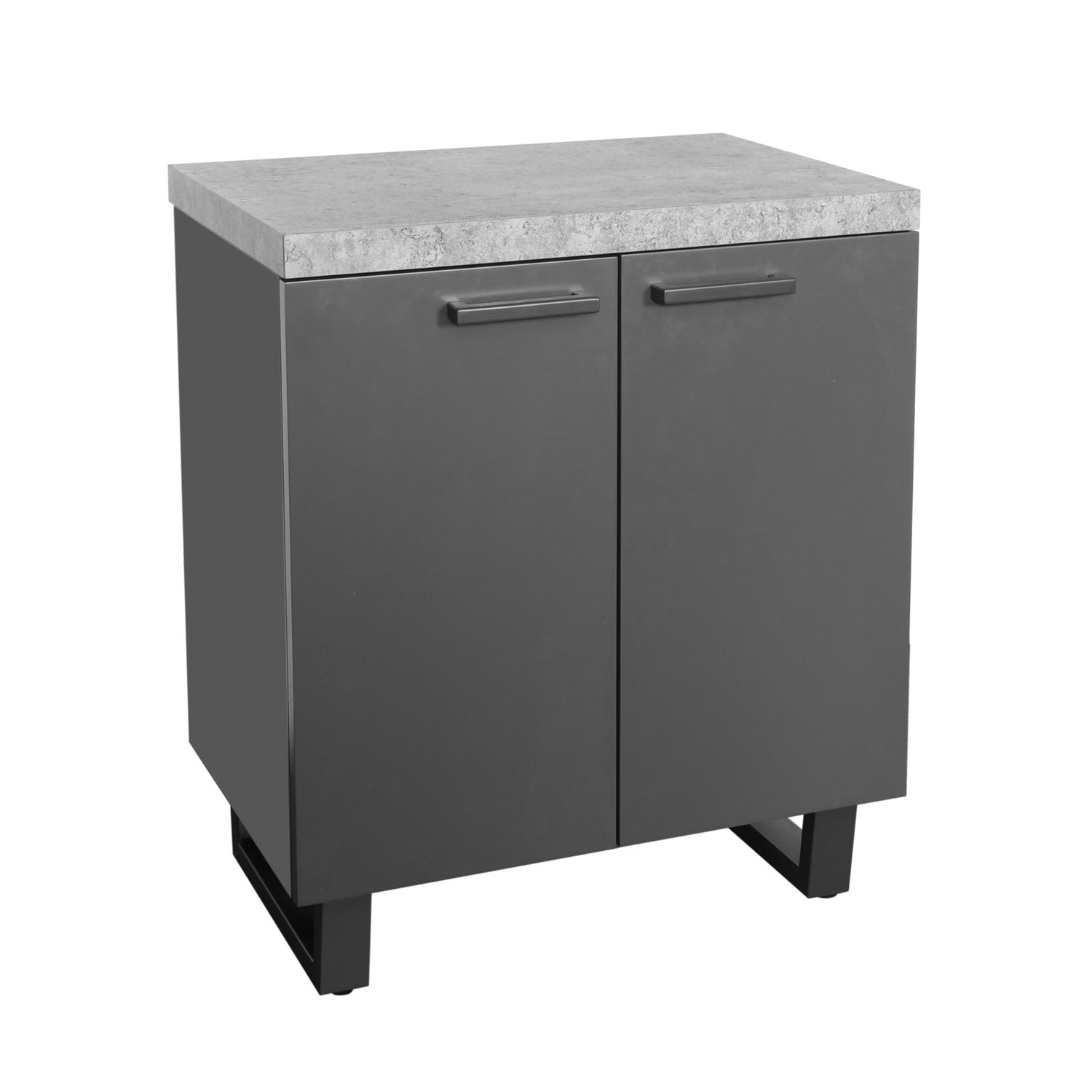 Elsworthy Stone Effect - 2 Door Storage Cabinet - BF Home Norwich